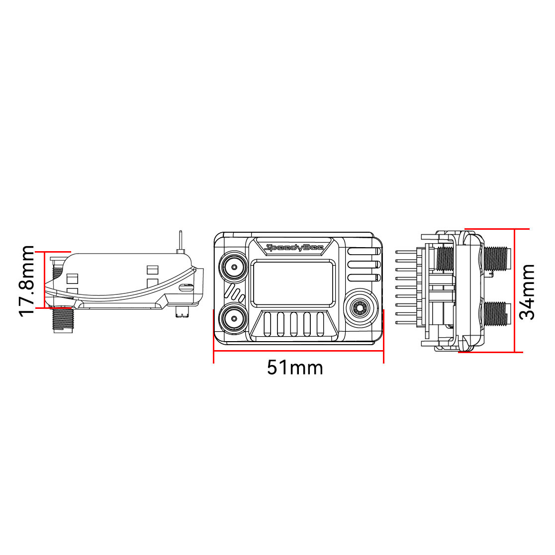 SpeedyBee 5.8GHz receiver | Rotorama