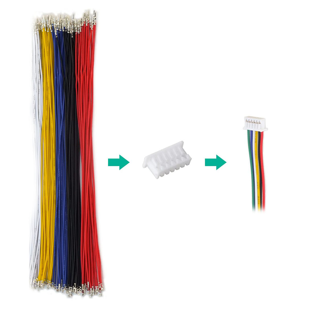 Set of MX1.25 connectors and cables | Rotorama
