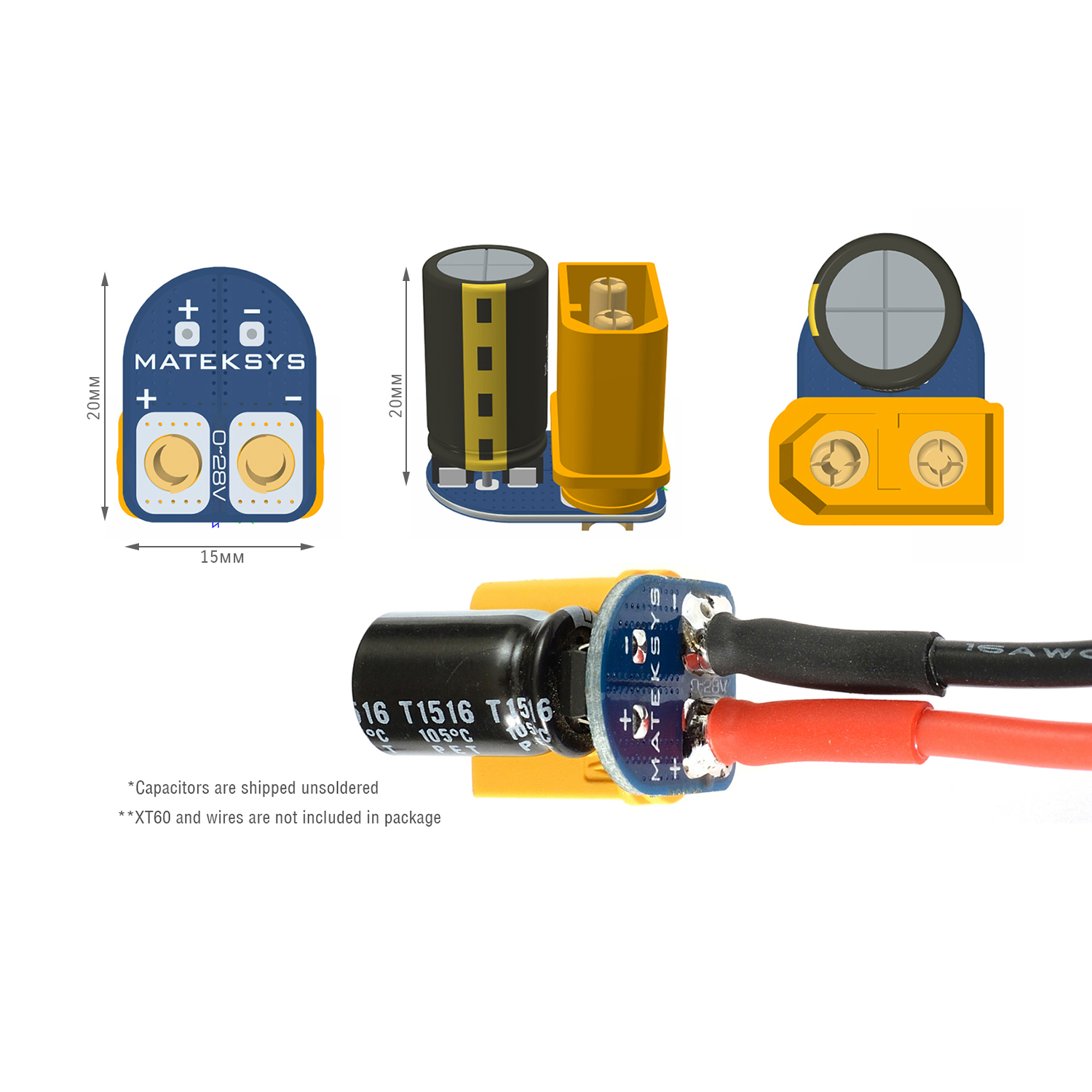 Matek Voltage spike filter (5pcs) | Rotorama