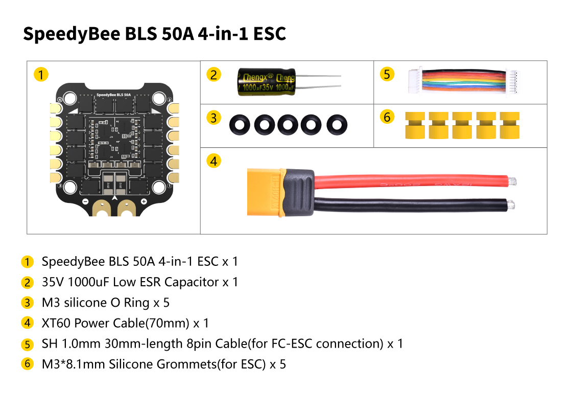 SpeedyBee 50A BLS | Rotorama