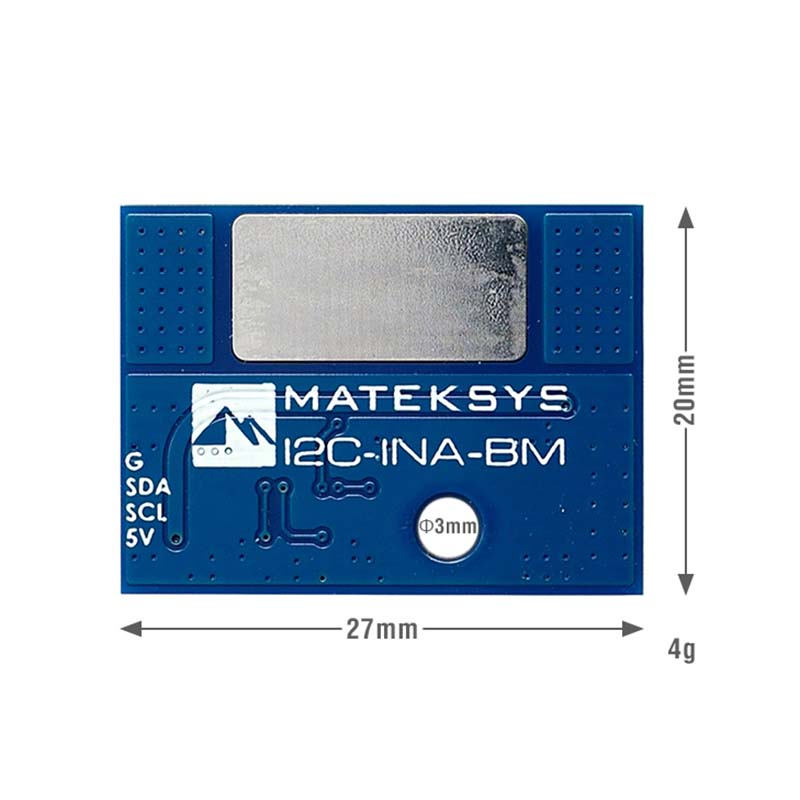 Matek I2C-INA-BM - ultra precise Power Monitor | Rotorama