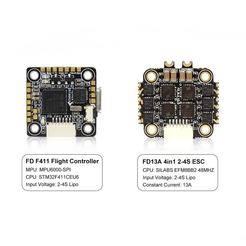 HGLRC FD413 stack 16x16 (F4+13A) | Rotorama